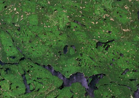 Brent Meteor Impact Crater Ontario Canada Editorial Stock Photo - Stock ...