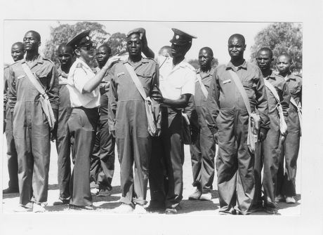 Young Black Police Cadets Hammanskraal Police Editorial Stock Photo ...