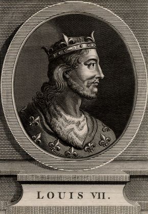 Louis Vii 11201180 King France 1137 Editorial Stock Photo - Stock Image ...