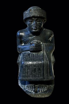 Seated Statue Gudea Prince Lagash Neosumerian Editorial Stock Photo ...