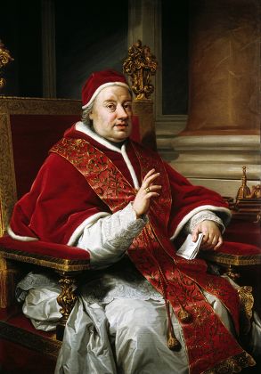 Portrait Pope Clement Xiii By Anton Editorial Stock Photo - Stock Image ...