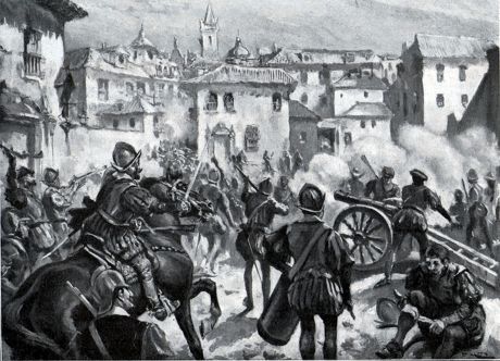 Attack On Uprising Segovia 1521 During Editorial Stock Photo - Stock ...