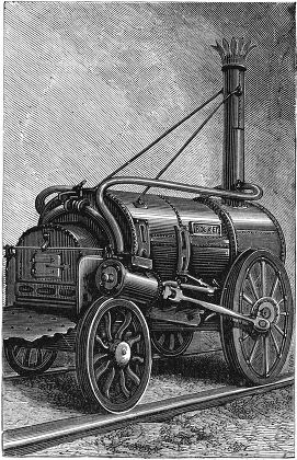 George Stephensons Locomotive Rocket On 11 Editorial Stock Photo ...