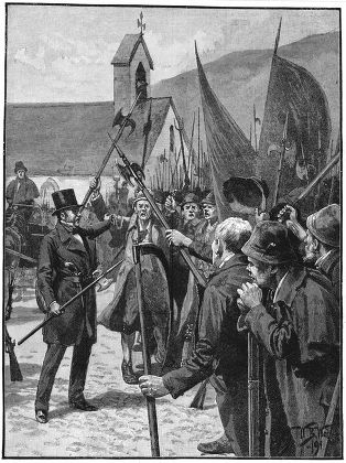 Muster Irish Nationalists Mullinahone Acclaiming Their Editorial Stock ...