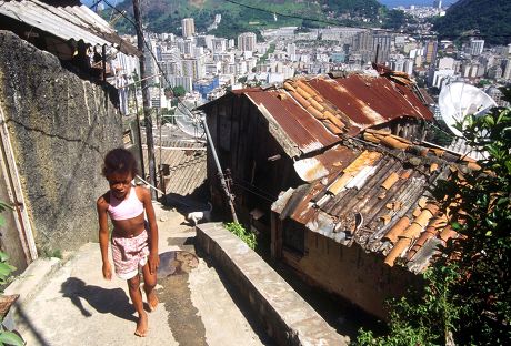 Shanty Town Overlooking Rio De Janeiro Editorial Stock Photo - Stock ...