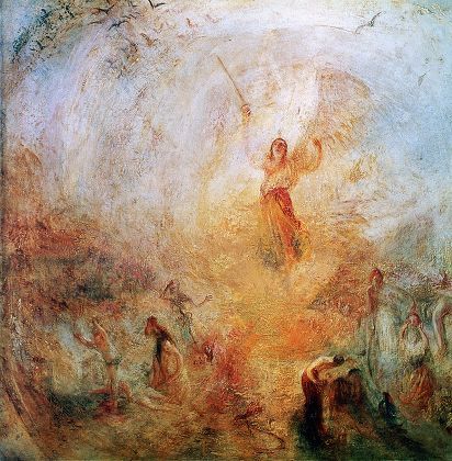 Angel Standing Sun C1846 Joseph Mallord Editorial Stock Photo - Stock ...