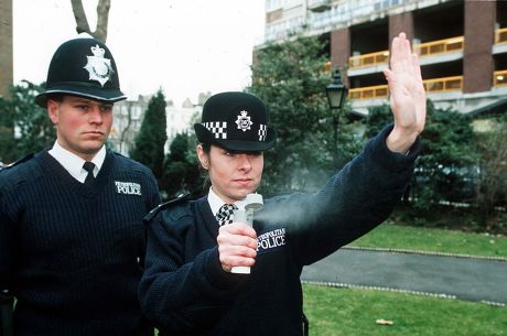 Police Demonstrate Cs Gas Editorial Stock Photo - Stock Image ...