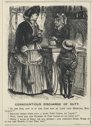 19th Century Wellinformed Postmistress Editorial Stock Photo - Stock ...