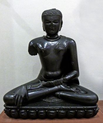 Buddha Shakyamuni Circa 110050 Basalt Eastern Editorial Stock Photo ...
