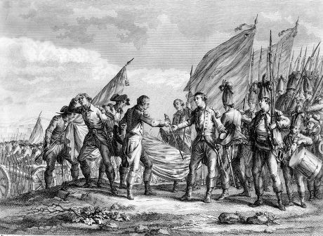 Surrender General John Burgoyne Saratoga Editorial Stock Photo - Stock ...