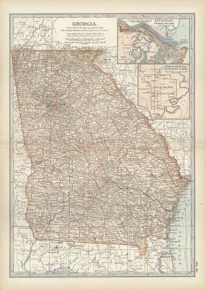 Map Georgia Editorial Stock Photo - Stock Image | Shutterstock