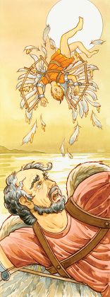 Greek Mythology Inventor Daedalus His Son Editorial Stock Photo - Stock ...