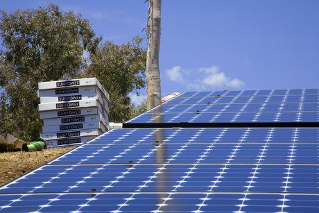Sunpower 230 Watts Grid Connect Solar Editorial Stock Photo - Stock ...
