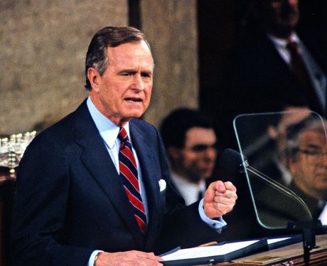 United States President George Hw Bush Editorial Stock Photo - Stock ...