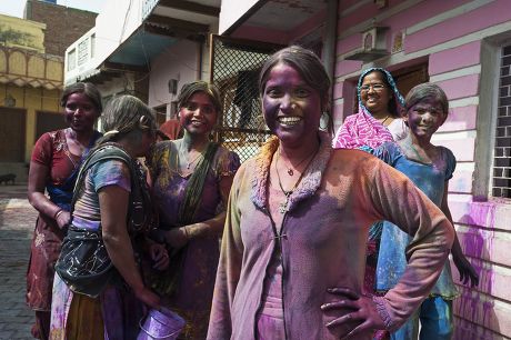 Holi Festival Colours Hindu Spring Religious Editorial Stock Photo ...
