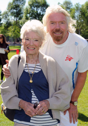 Sir Richard Branson Mother Eve Branson Editorial Stock Photo - Stock ...