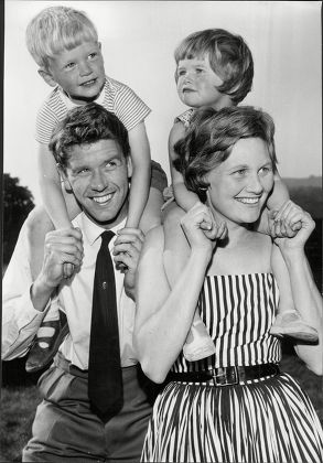 Cricketer Harold Rhodes His Wife Children Editorial Stock Photo - Stock ...