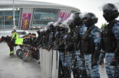 Riot Police Armed Rubber Bullet Firing Editorial Stock Photo - Stock ...