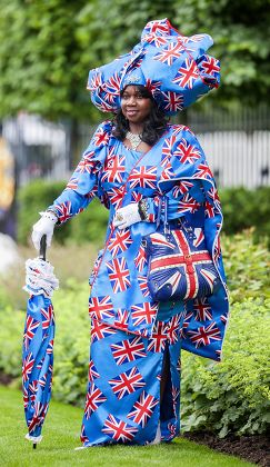 Genie Willias Wearing Union Flag Outfit Editorial Stock Photo - Stock ...