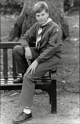 Boy Scout Wearing New Scout Uniform Editorial Stock Photo - Stock Image ...