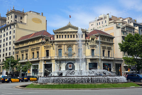 Comedia Theatre Cinema Barcelona Spain Editorial Stock Photo - Stock ...