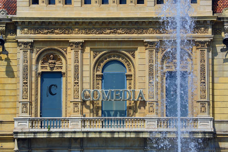 Comedia Theatre Cinema Barcelona Spain Editorial Stock Photo - Stock ...