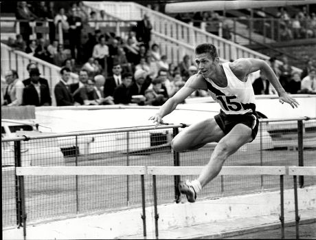 Athlete Hurdler John Sherwood Winning Aaa Editorial Stock Photo - Stock ...