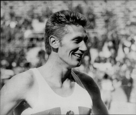 Athlete Hurdler John Sherwood After Winning Editorial Stock Photo ...