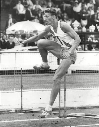 Athlete Hurdler John Sherwood White City Editorial Stock Photo - Stock ...