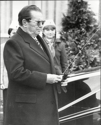 President Marshal Josip Broz Tito Serbocroatian Editorial Stock Photo ...