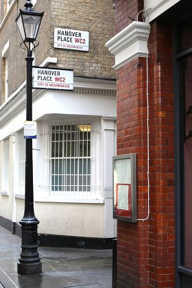 Hanover Place Road Sign London England Editorial Stock Photo - Stock ...