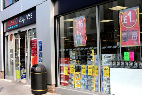 Tesco Express Shop Front London England Editorial Stock Photo - Stock ...