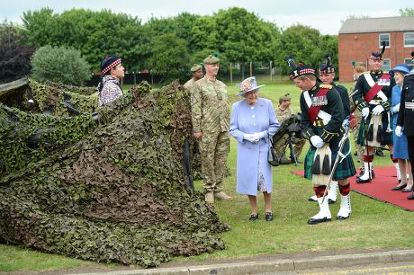 Queen Elizabeth Ii Shown Army Tent Editorial Stock Photo - Stock Image ...