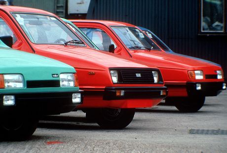 Reliant Robin Cars Outside Reliant Factory Editorial Stock Photo ...