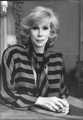 American Comedian Joan Rivers Joan Alexandra Editorial Stock Photo ...