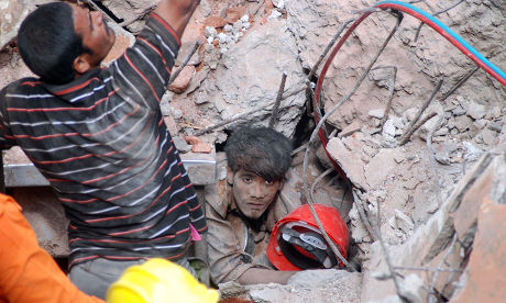 Trapped Victim Waits Rescue Site Collapsed Editorial Stock Photo ...