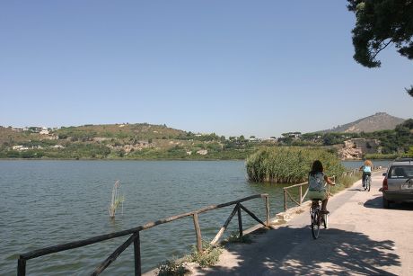 Lago Di Averno Naples Italy Editorial Stock Photo - Stock Image ...