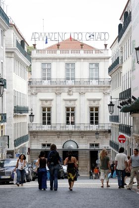 Armazens Do Chiado Lisbon Portugal Editorial Stock Photo - Stock Image ...