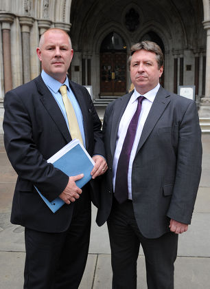 Solicitors Martin Howe Right David Enright Editorial Stock Photo ...