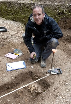 Soldiers Turned Archaeologists Pictured Work On Editorial Stock Photo ...