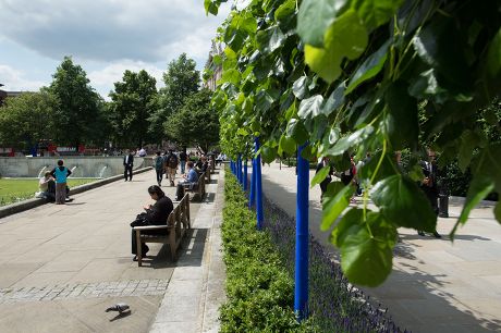 Blue Tree Project Festival Gardens London Editorial Stock Photo - Stock ...