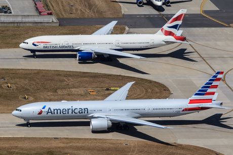 British Airways American Airlines Boeing 777 Editorial Stock Photo ...
