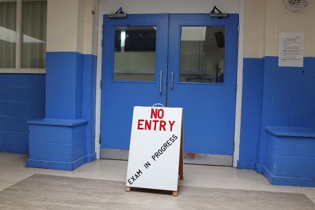 School Gcse Exam Progress Sign Outside Editorial Stock Photo - Stock ...