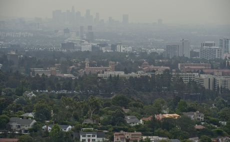 Smog Over Los Angeles California America Editorial Stock Photo - Stock ...