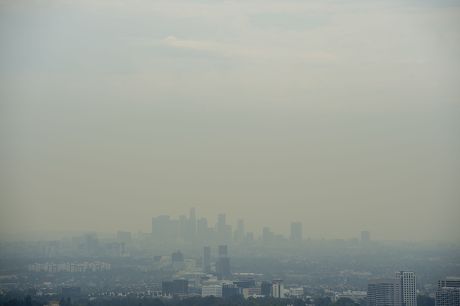 Smog Over Los Angeles California America Editorial Stock Photo - Stock ...