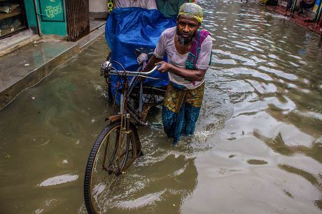 Monsoon Rain Causes Flooding Dhaka Bangladesh Editorial Stock Photo ...