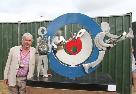 Guy Portelli His Sculptures Editorial Stock Photo - Stock Image ...