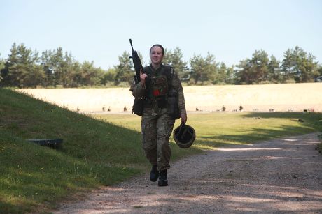 Female Recruits Initial Training Group Army Editorial Stock Photo ...