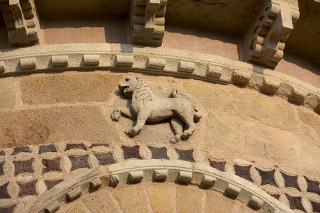 Zodiac Sign Roman Church Saintaustremoine Dissoire Editorial Stock ...