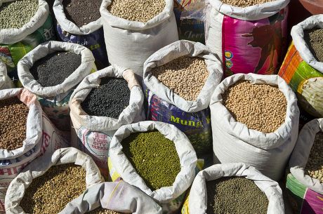 Many Different Types Dried Pulses Dhal Editorial Stock Photo - Stock ...